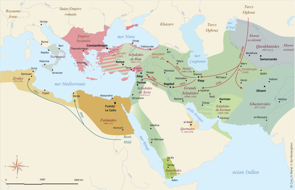 Atlas des mondes musulmans médiévaux - Orient Méditerranée